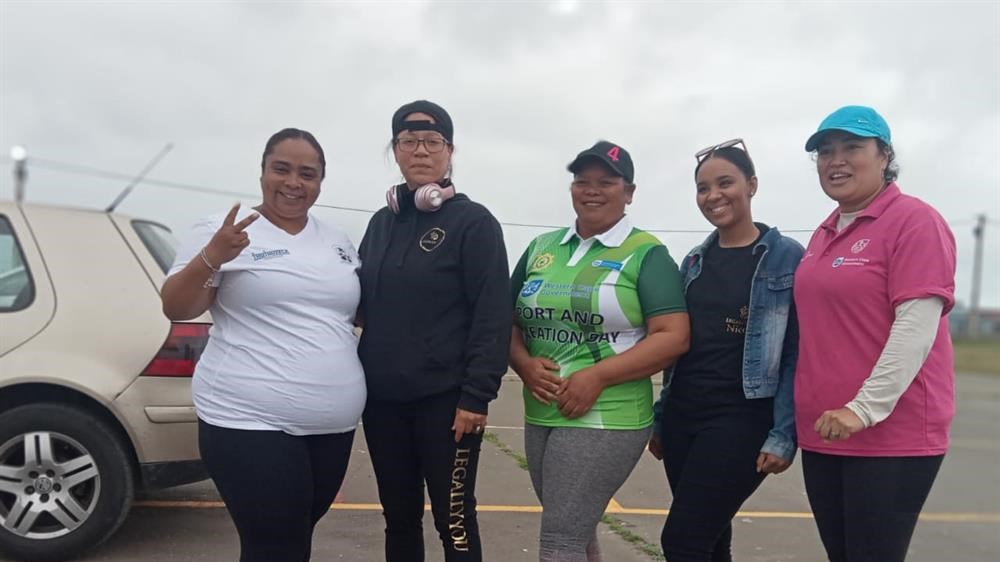 Hitting a six against GBV | George Herald