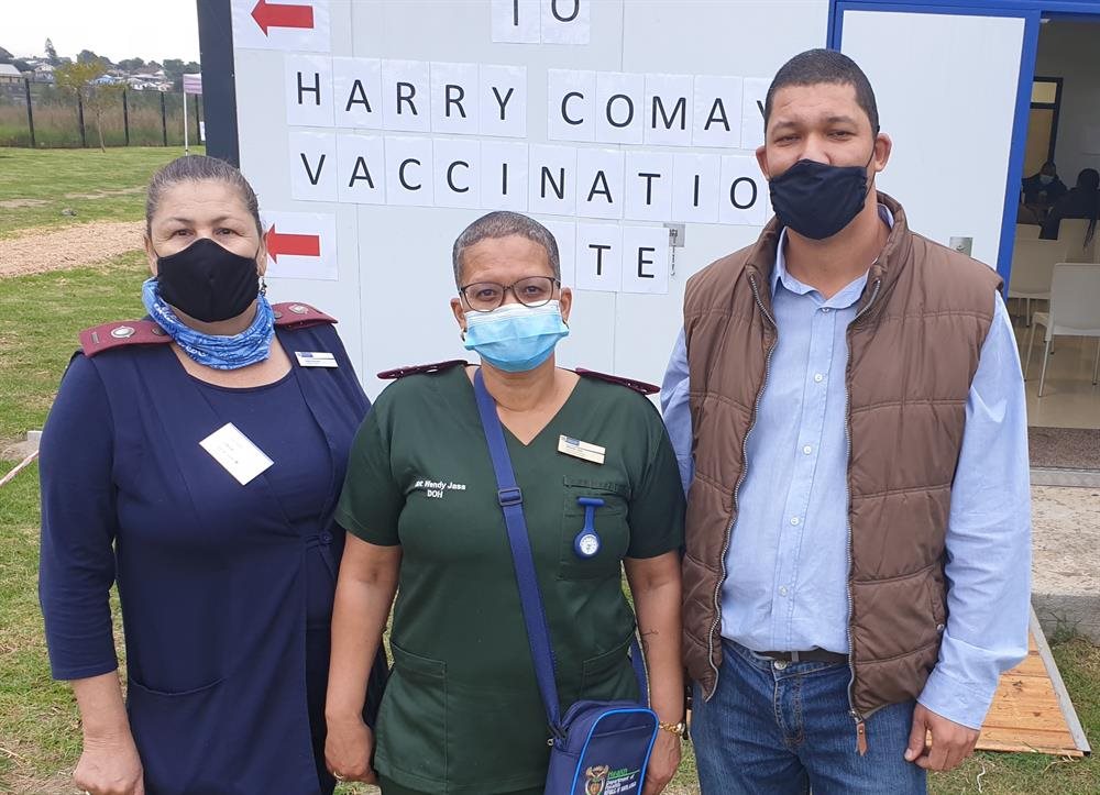 2de Covid-19-inentingsperseel by die Harry Comay-hospitaal geopen ...