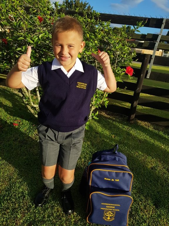 George goes back to school | George Herald
