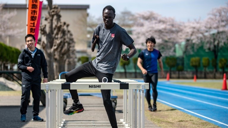 Stranded in Japan, South Sudan athletes keep Olympic dreams alive ...