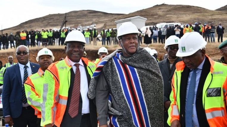 President Ramaphosa turns sod in Lesotho water project | George Herald