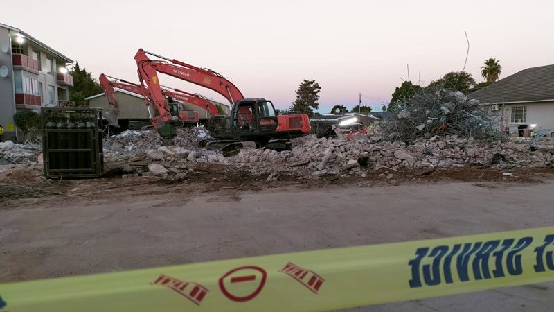 Update on building collapse site, George | Knysna-Plett Herald
