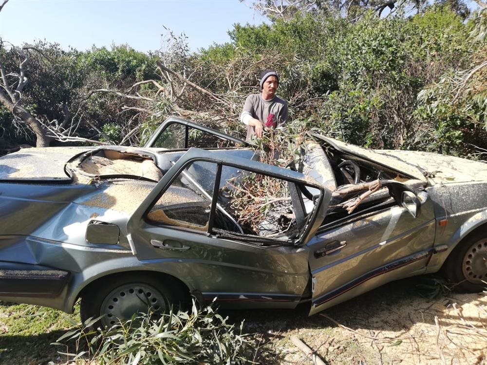 Boom val op motor | George Herald