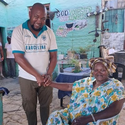 Mbulelo Tini is someone who believes in his homeland by bringing the ...
