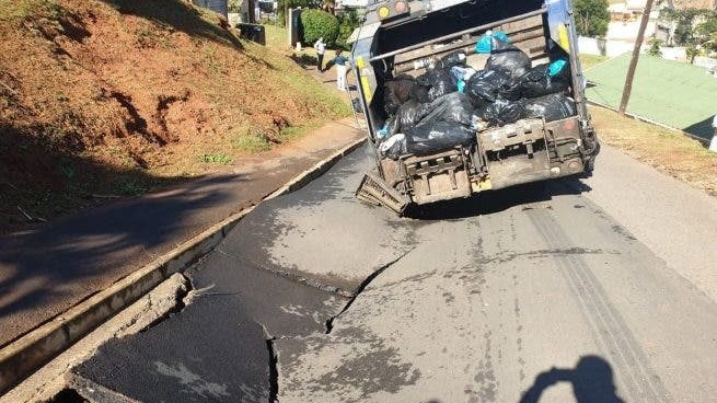 IN PICS: Durban North road collapses for the fourth time in 18 months ...