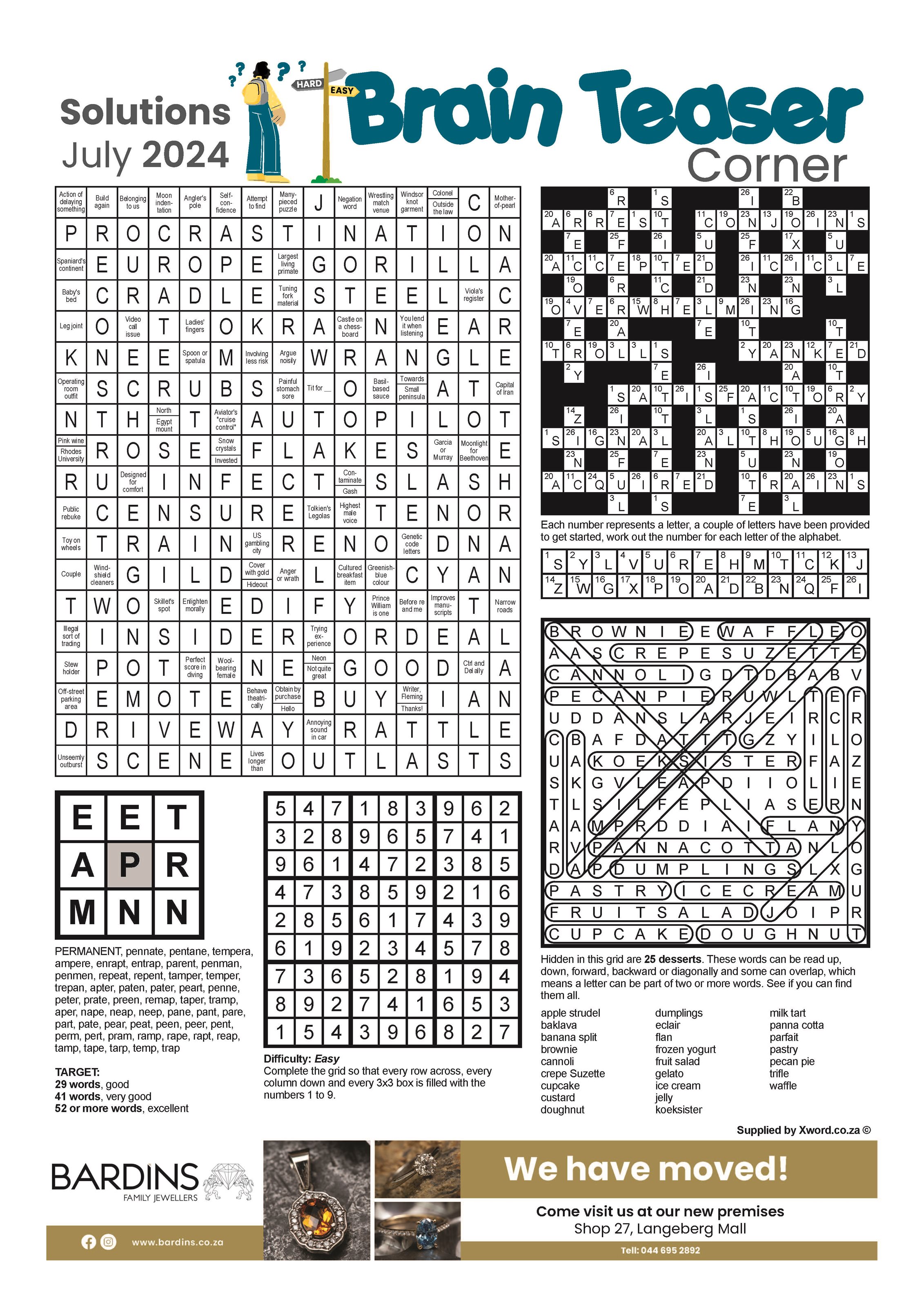 Brain Teaser Corner | George Herald