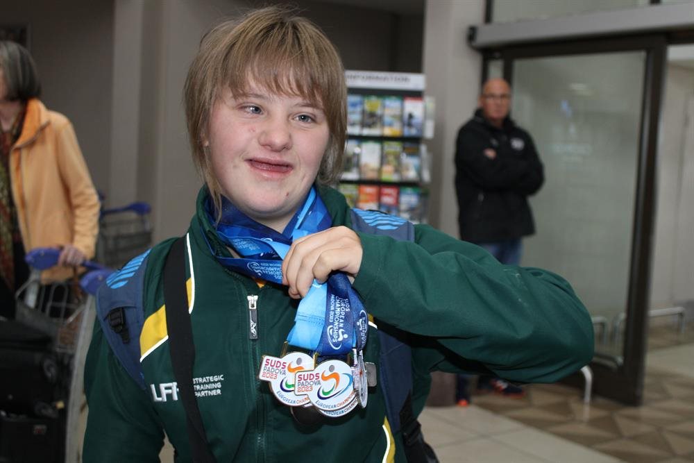 Minke returns home from Italy with 7 medals | George Herald