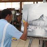 Artist Anthony Noble creates masterpiece | George Herald