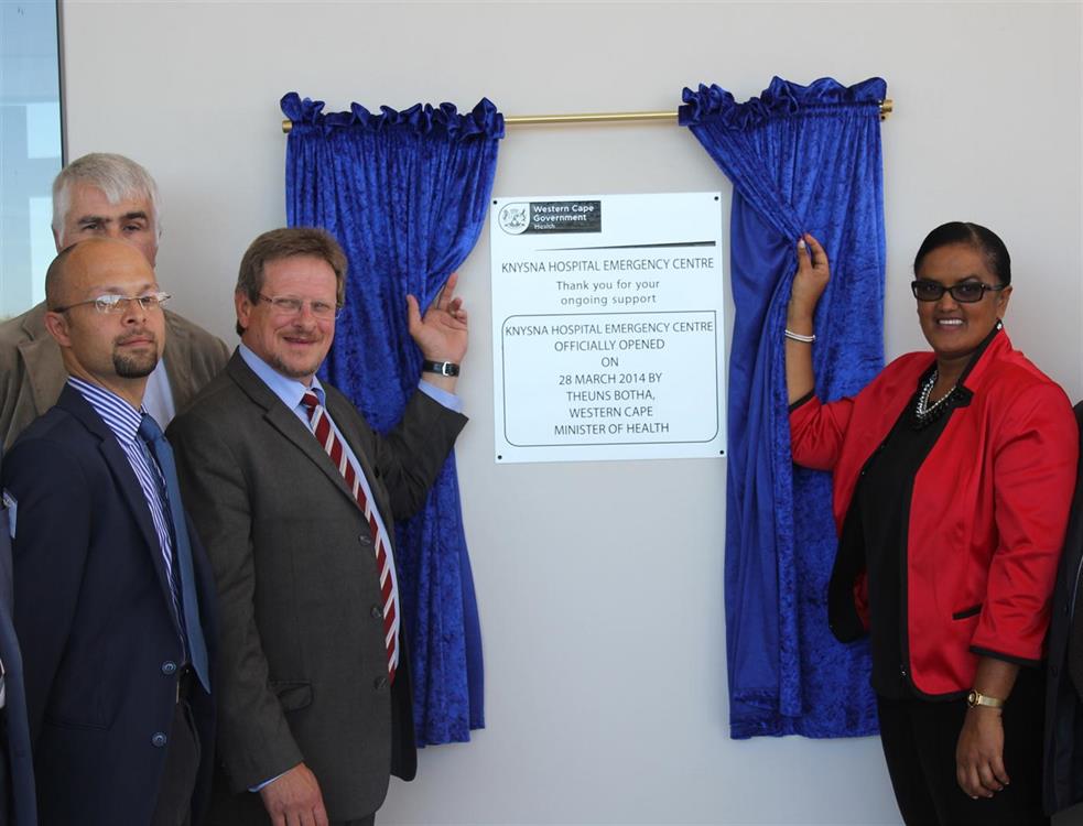 Official opening of new emergency centre | Knysna-Plett Herald