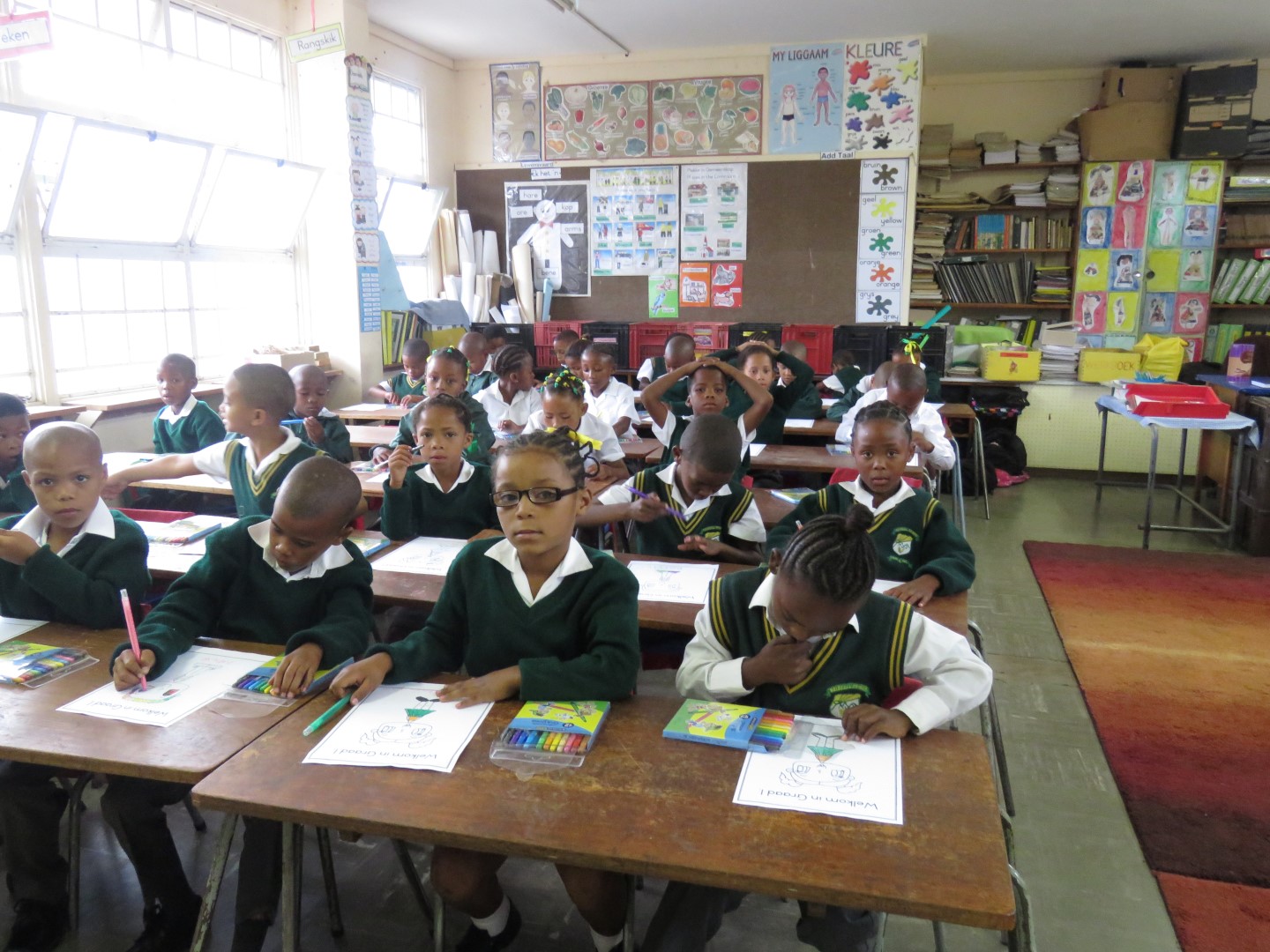 My 1ste skooldag by Heidedal Primêr | George Herald