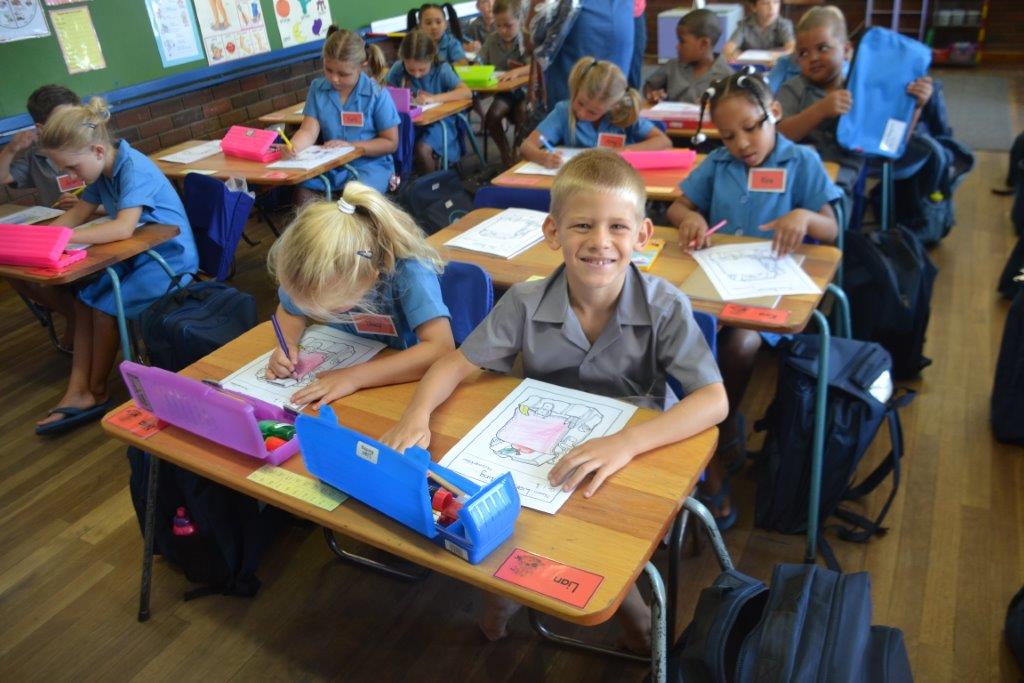 My eerste dag van skool: Laerskool Wesbank | Oudtshoorn Courant
