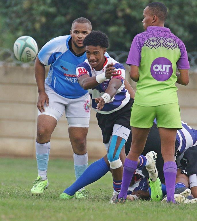 Rugby wedstryd: Riversdal Blues teen Albertinia Rangers | George Herald