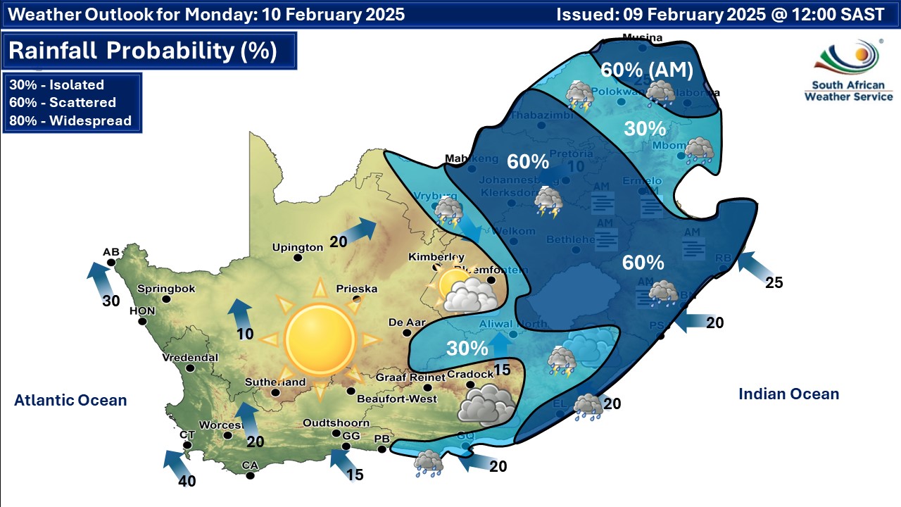 Weather forecast: Partly cloudy and warm with isolated light rain ...