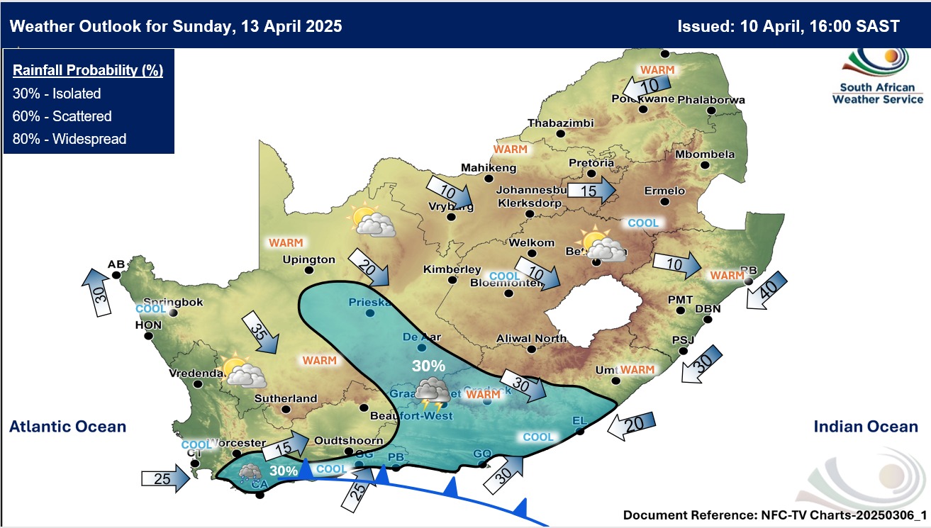 Weekend weather forecast for Garden Route and Karoo | Mossel Bay Advertiser