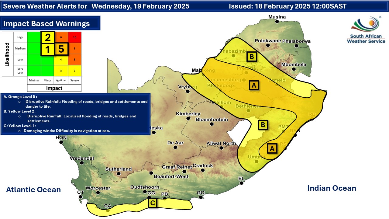 Weather warning: Damaging winds and fire danger | George Herald