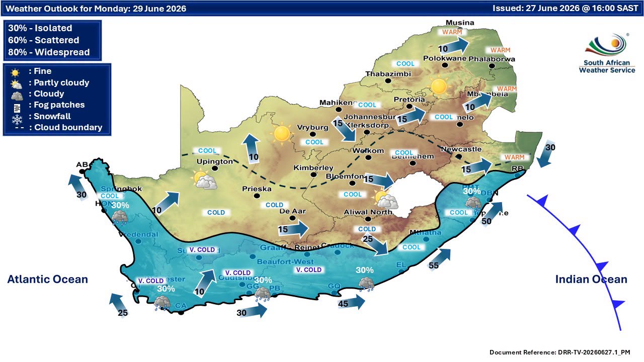 Western Cape weather warning: Rough seas and dangerous waves set to ...