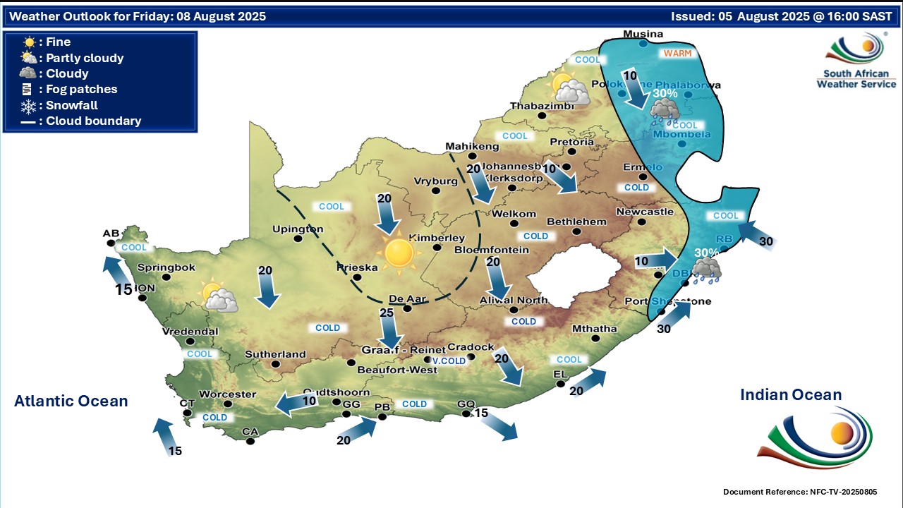 Snow a possibility for Gauteng as cold weather grips SA | George Herald