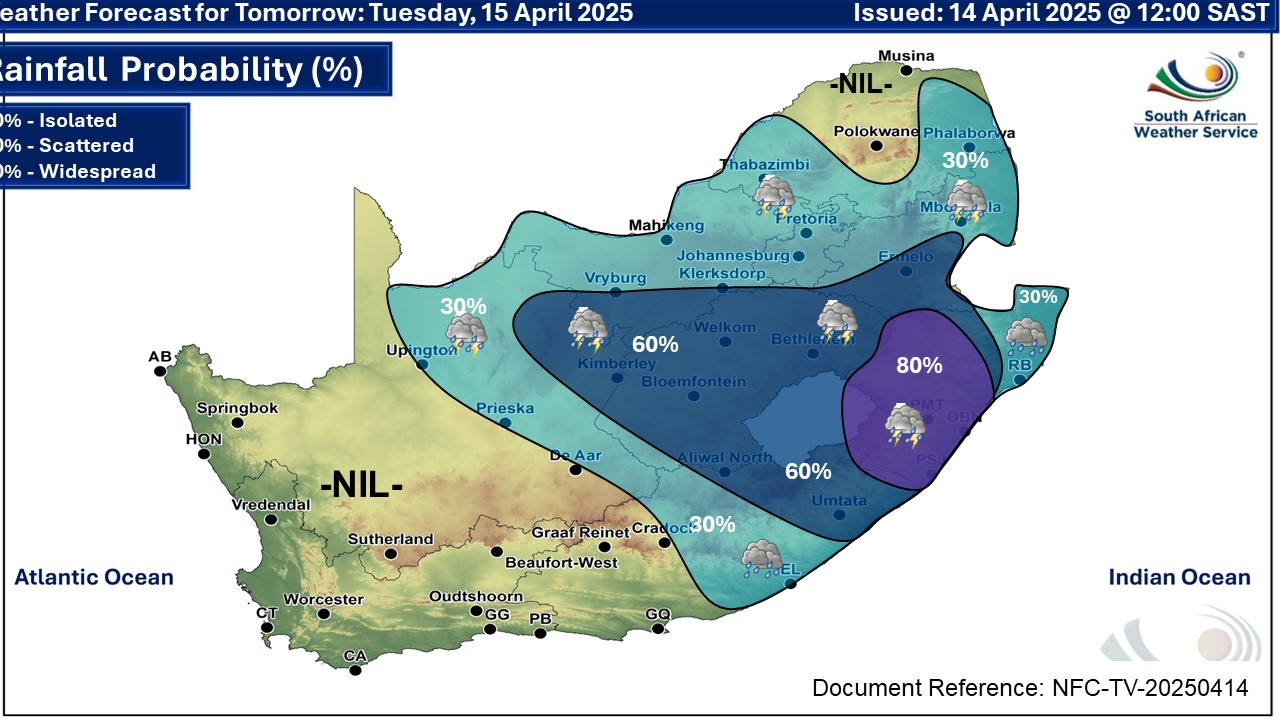 Partly cloudy and cool weather forecast for Tuesday | George Herald