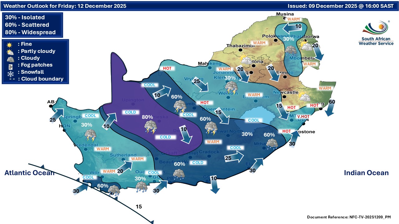 Hot and uncomfortable weather expected on Thursday | George Herald