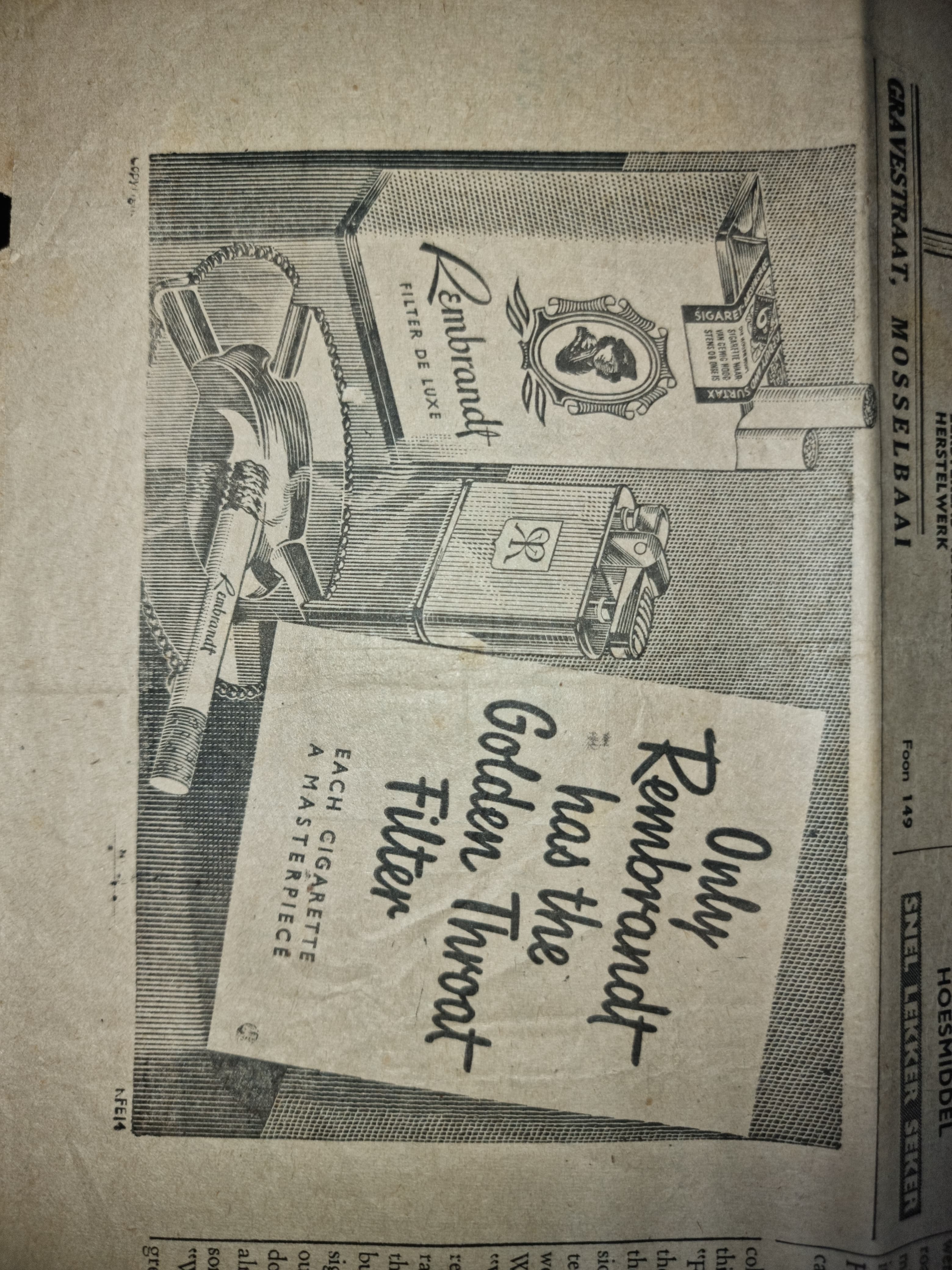 Herken jy enige van dié handelsname uit 'n 1954 koerant? | Mossel Bay ...