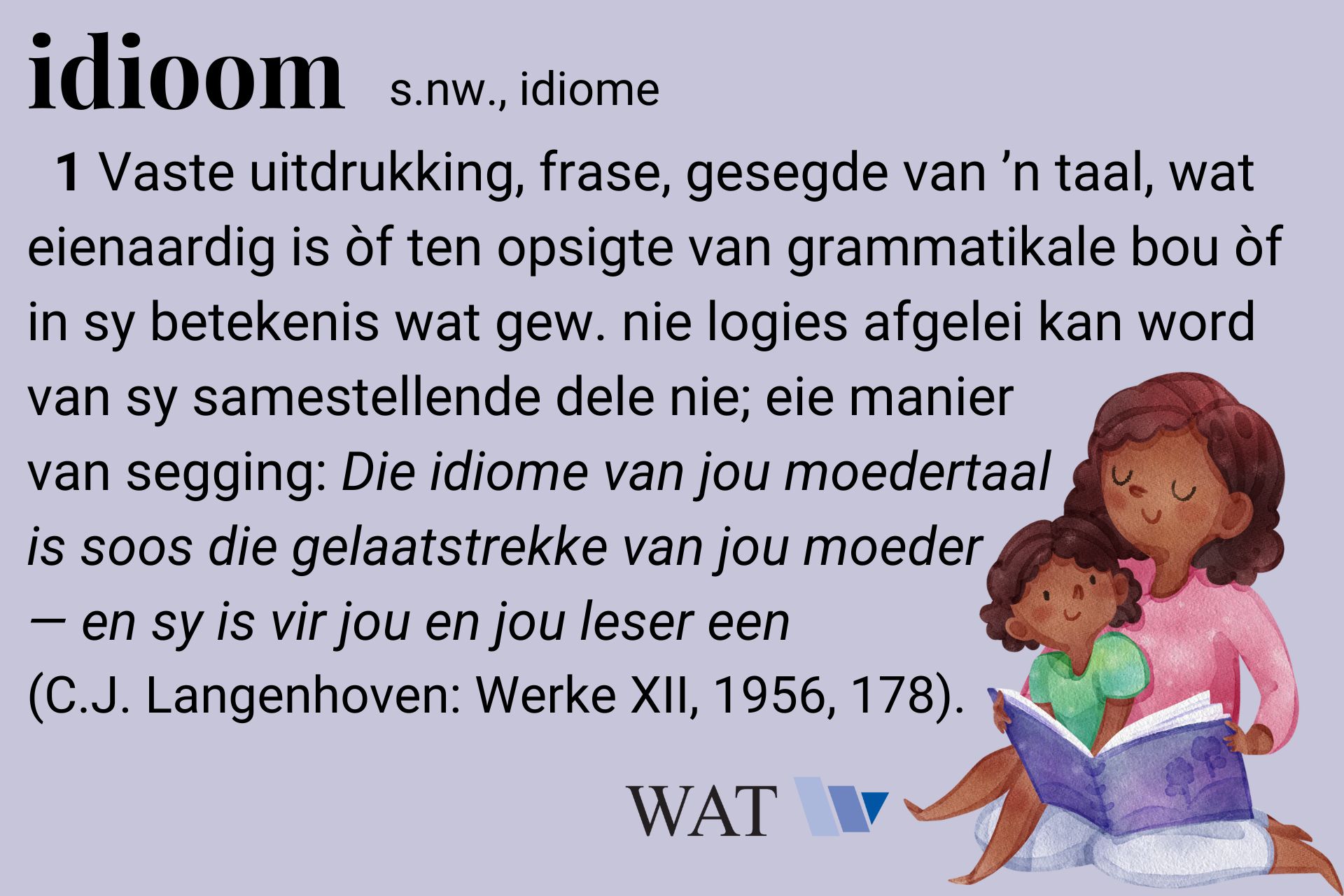 Woord van die week: Idioom | George Herald