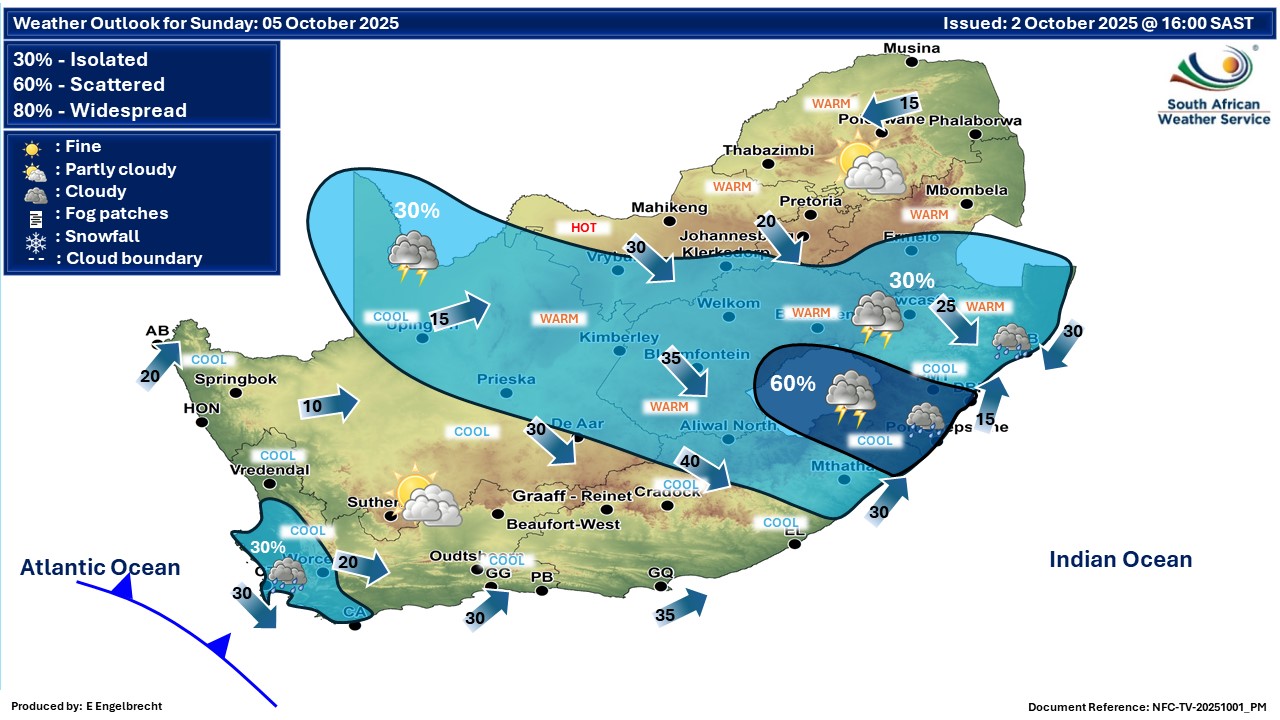 Veld fire warning ahead of Monday's cold front | George Herald