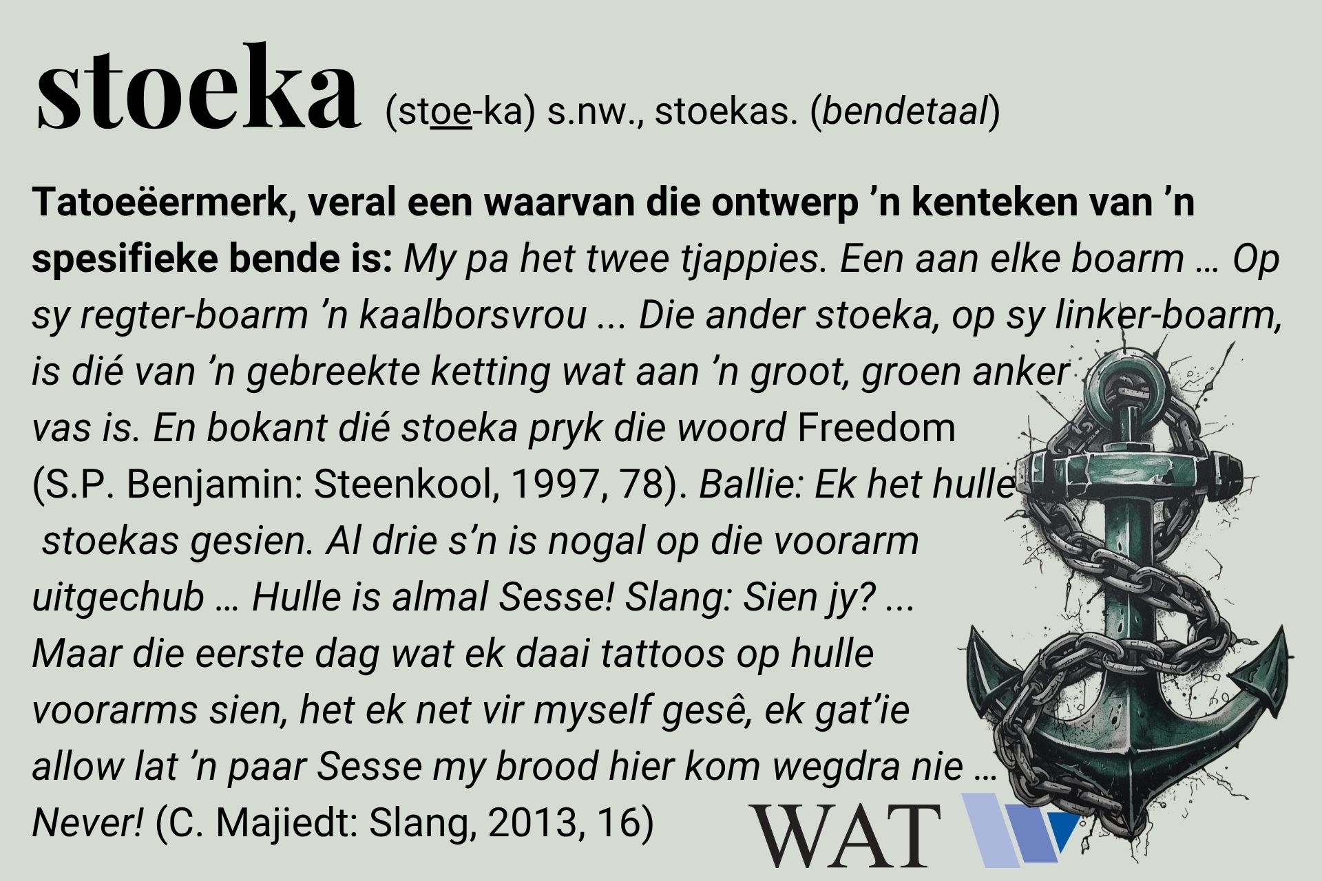 WAT se Woord van die Week: | George Herald