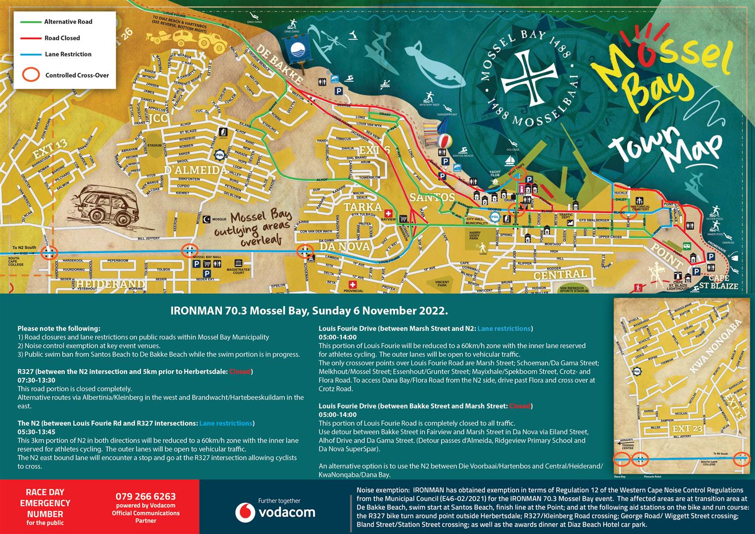 Road and beach restrictions for Ironman contest | Mossel Bay Advertiser
