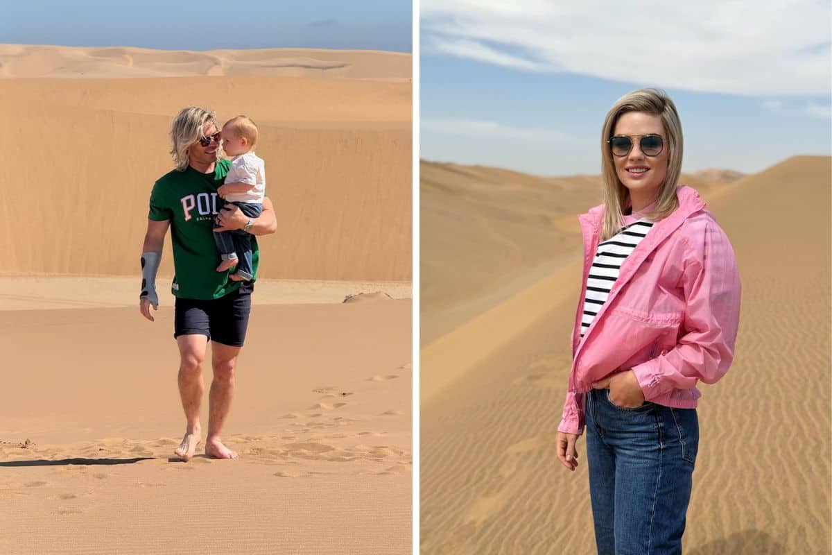 Springbok star Faf de Klerk and wife Miné enjoy Namibian getaway ahead ...