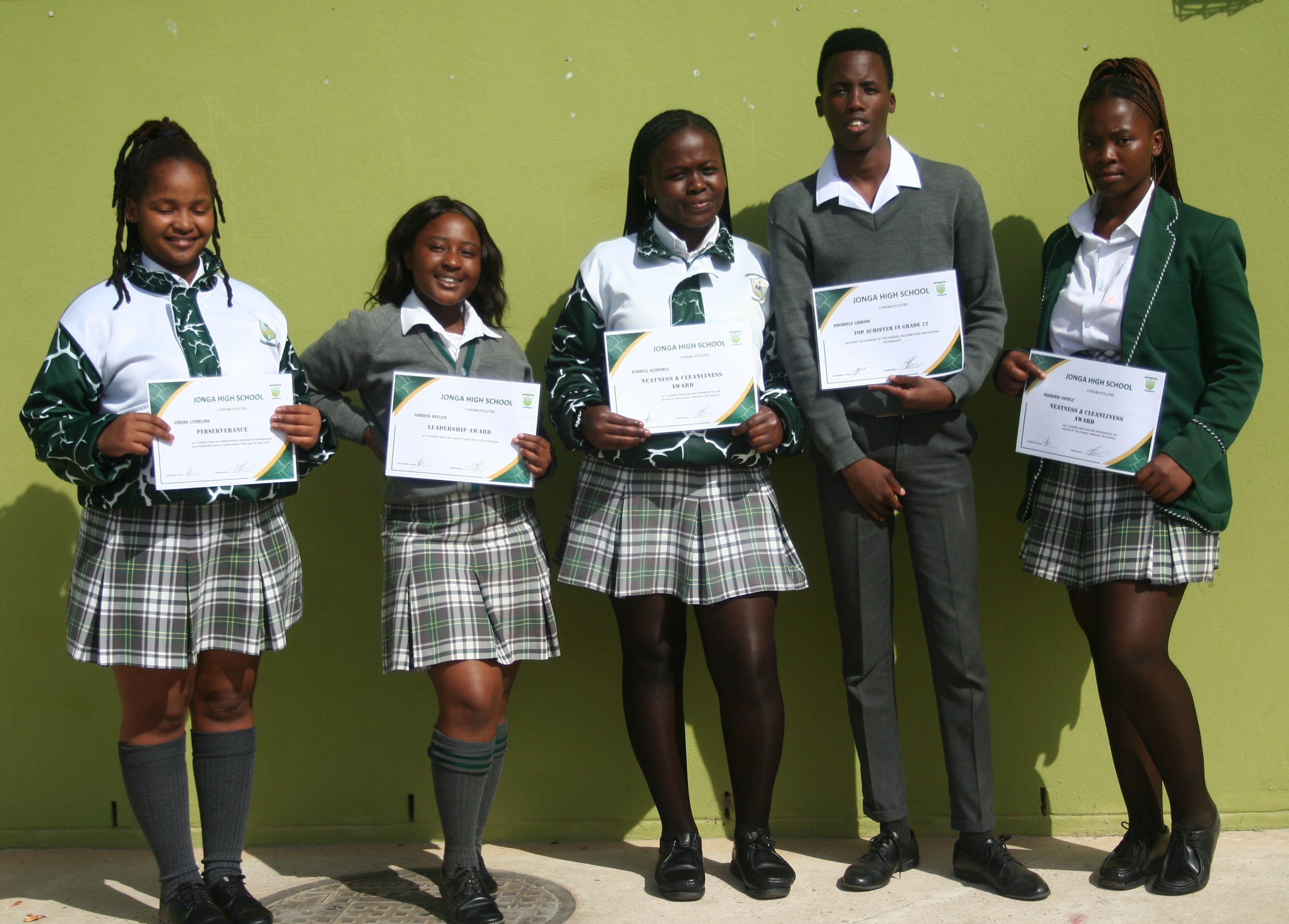 Jonga High honours top learners | George Herald