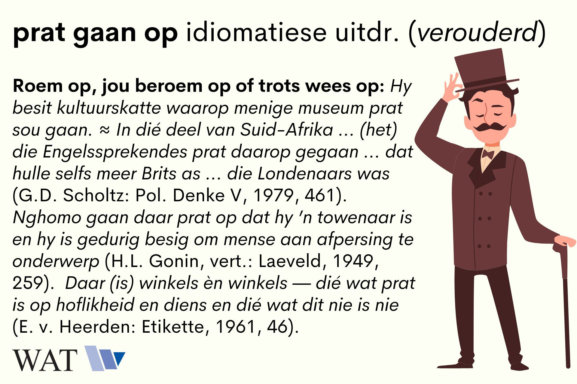 Woord van die week: Prat | George Herald