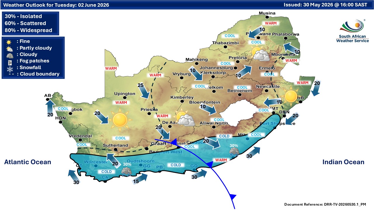 Garden Route weather forecast: Sunshine today before heavy rain ...