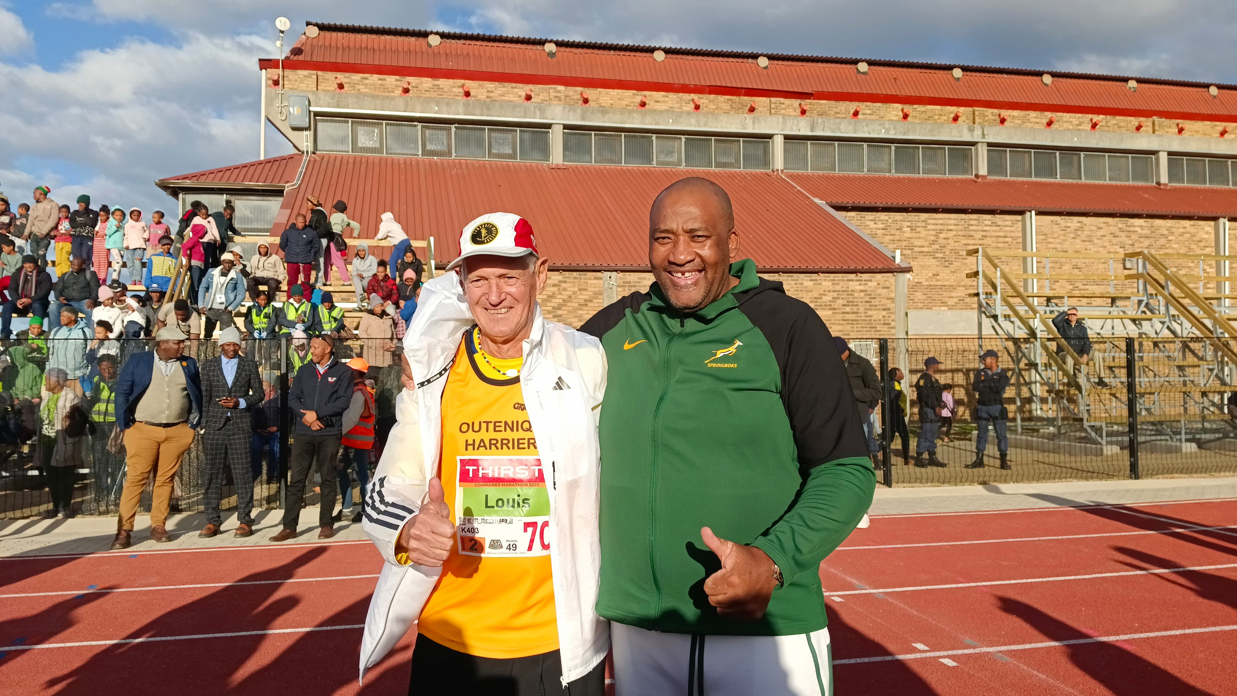 Gayton McKenzie hands over R40m tartan athletics track in George ...