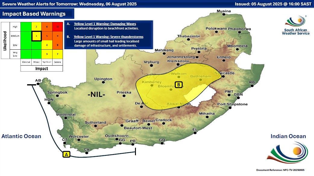 Snow a possibility for Gauteng as cold weather grips SA | George Herald