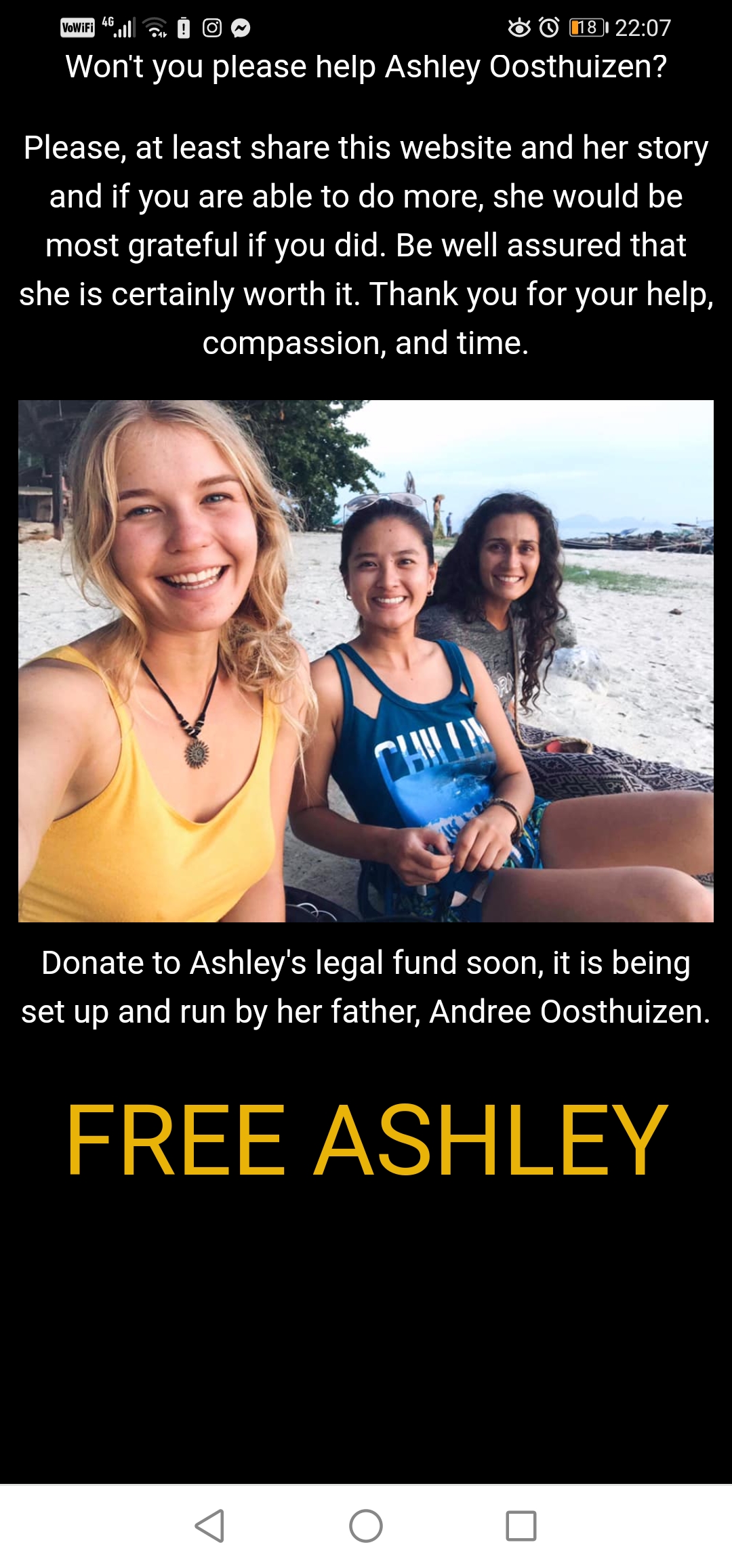 Free Ashley: Parents to open trust fund for donations | George Herald