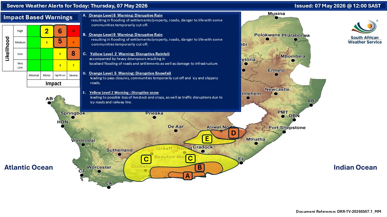 Two more cold fronts expected in Western Cape from Sunday to Tuesday ...